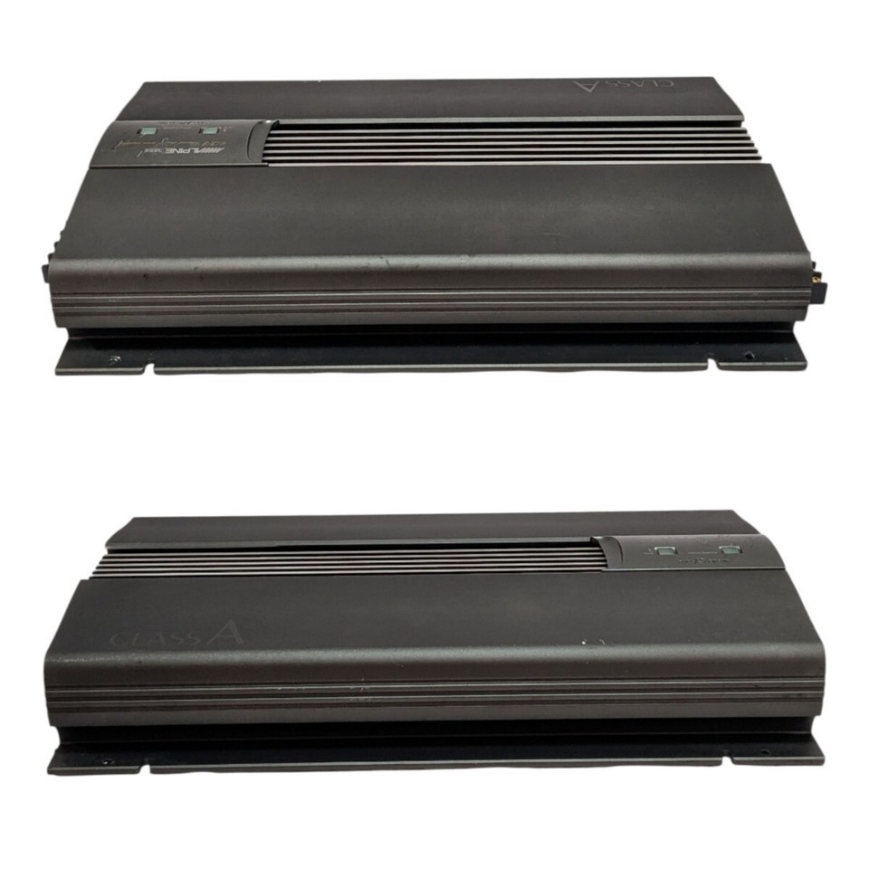 ALPINE juba 3558 4ch classA famous power amplifier As Is For Parts ...