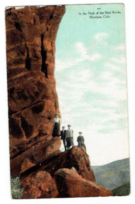 In the Park of the Red Rocks Morrison Colorado CO Postcard Posted 1911 ...