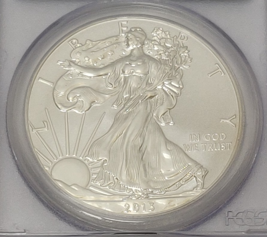 2013-W AMERICAN SILVER EAGLE REVERSE PROOF PCGS PR70 | eBay