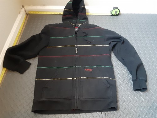 Matix Striped Sweater Men’s Medium black #S201 | eBay