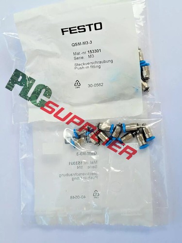 New QSM-M3-3 Festo 153301 Free Shipping Push-in Fitting | eBay