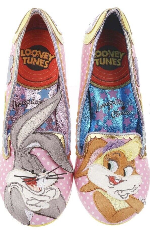 Irregular Choice x Looney Tunes Bunny Love Pink Heels Bugs Irregular Choice x Looney Tunes Bunny Love Pink Heels Bugs