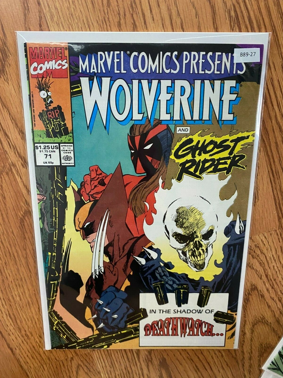 Marvel Comic Presents Wolverine 71 - High Grade Comic Book - B89-27 | eBay