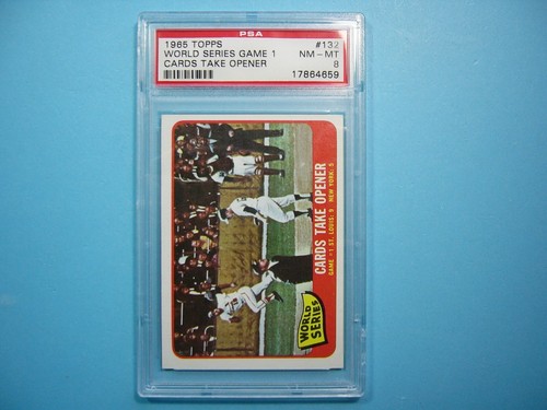 1965 TOPPS MLB BASEBALL CARD #132 MIKE SHANNON WHITEY FORD IA PSA 8 NM ...