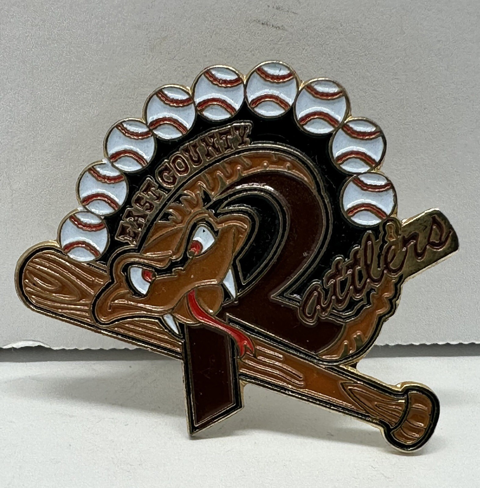 East County Rattlers Baseball Enamel Lapel Pin | eBay