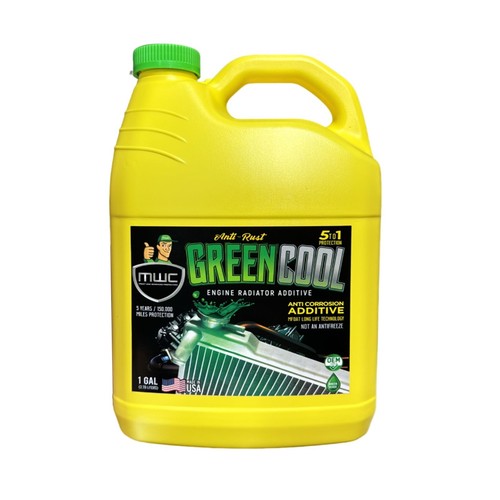 MWC Green Cool Engine Radiator Anti-Rust Additive, 1 Gallon, Corrosion ...