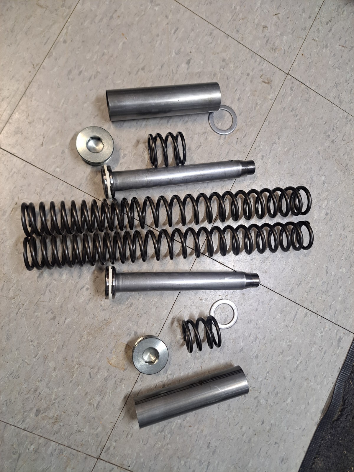 Harley Davidson OEM 49mm Showa Damper Rod Fork caps touring FLHX FLHT ...