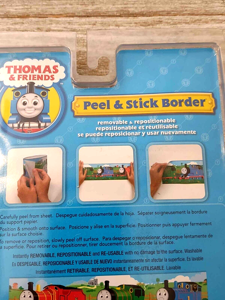 Thomas & Friends Trains Wall Border 5 Yd. Peel & Stick Roll | eBay