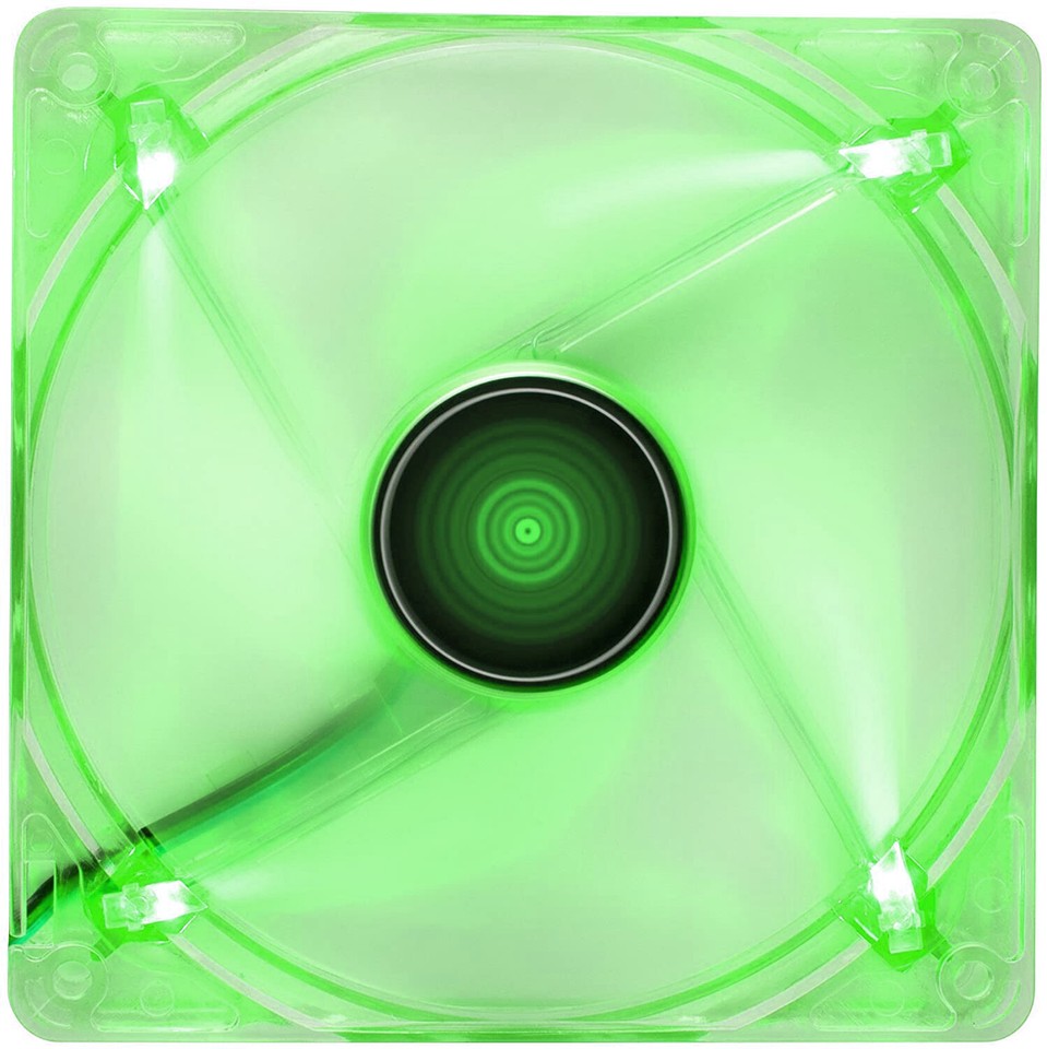 Rosewill LED 120mm Quiet PC Computer Case Cooling Fan 3pin 12V 0.16A ...