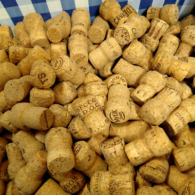 Used Champagne Sparkling Wine Corks For Crafts Weddings 50 to 250 Count ...