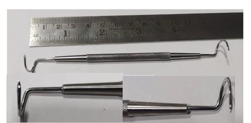 Double ended pigtail probe ophthalmic HOL 0.7 and wire 1.3 mm sharp tip ...