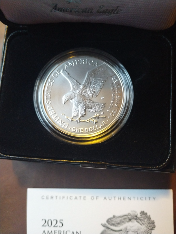 2025 American Eagle 1oz .999 Silver Uncirculated Coin US Mint w/AOC | eBay