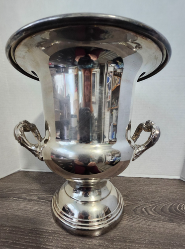 Kent Silversmiths Silver Plated Trophy Cup / Champagne Chiller | eBay