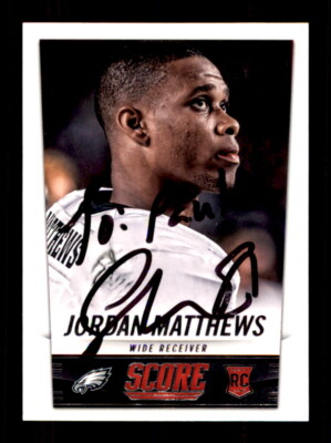 2014 Score - Jordan Matthews RC - On Card Autograph | eBay