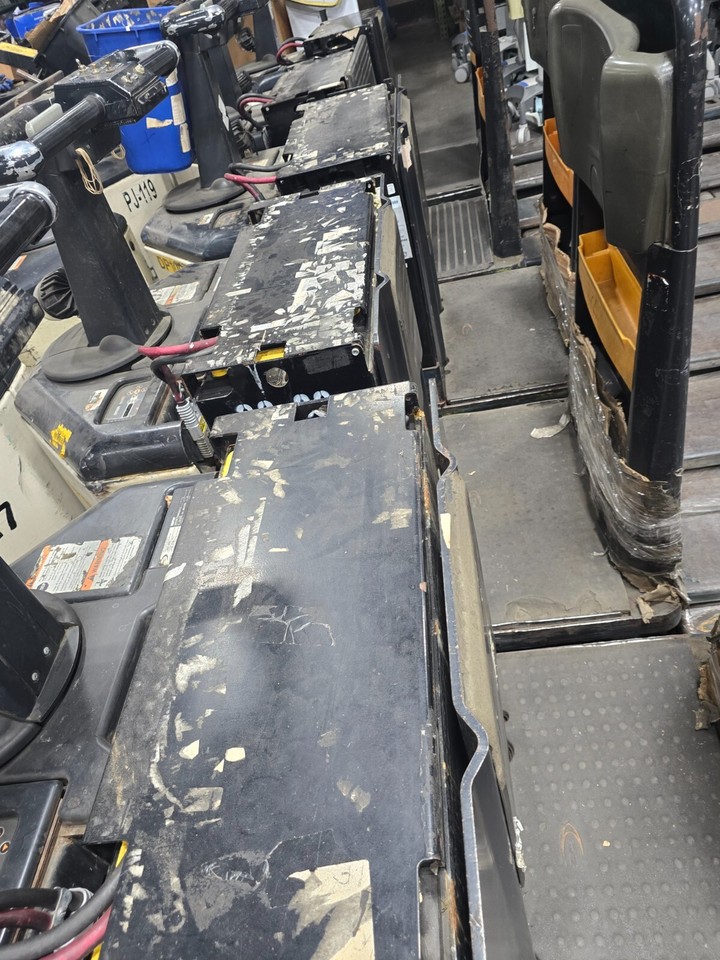 Crown Walkie Rider Electric Pallet Jacks - 6,000-8,000 lbs, 24V, 750 AH ...