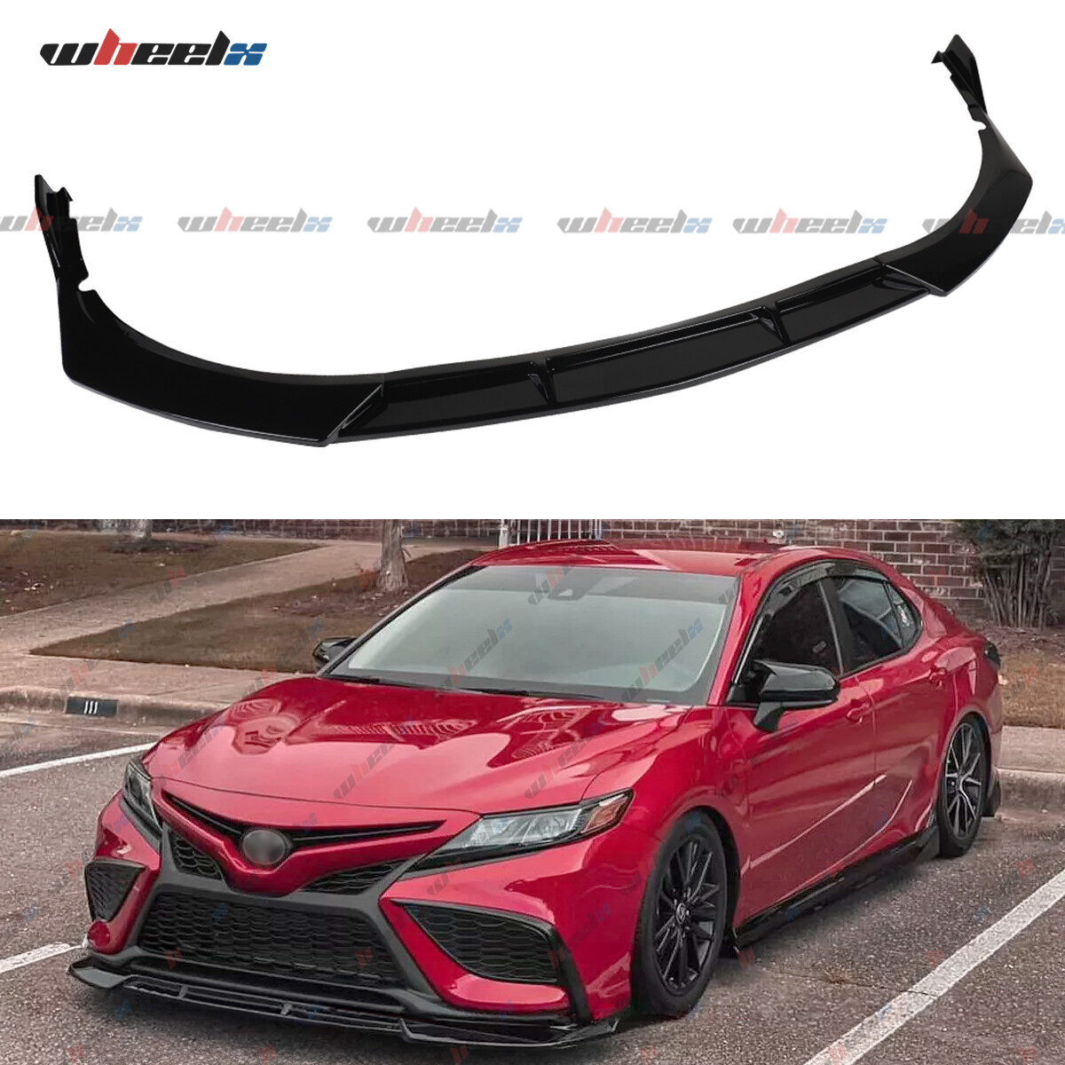 For 2021-2024 Toyota Camry SE XSE Front Bumper Lip Splitter Spoiler ...