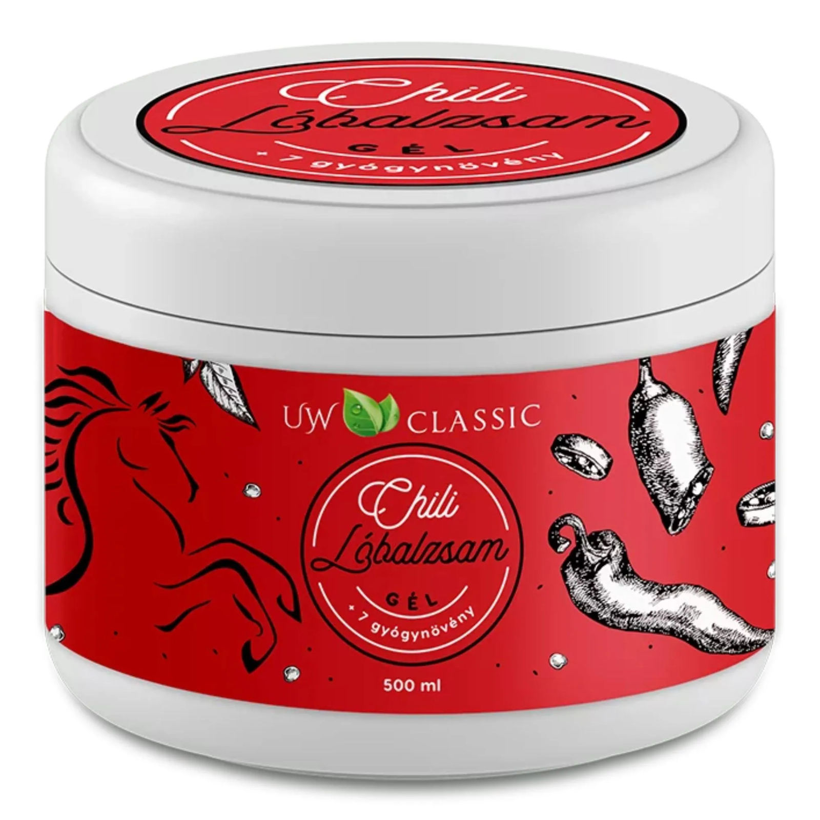 4x UW Horse Balm Herbal Pain Relief with Chili - Lóbalzsam Chilivel ...