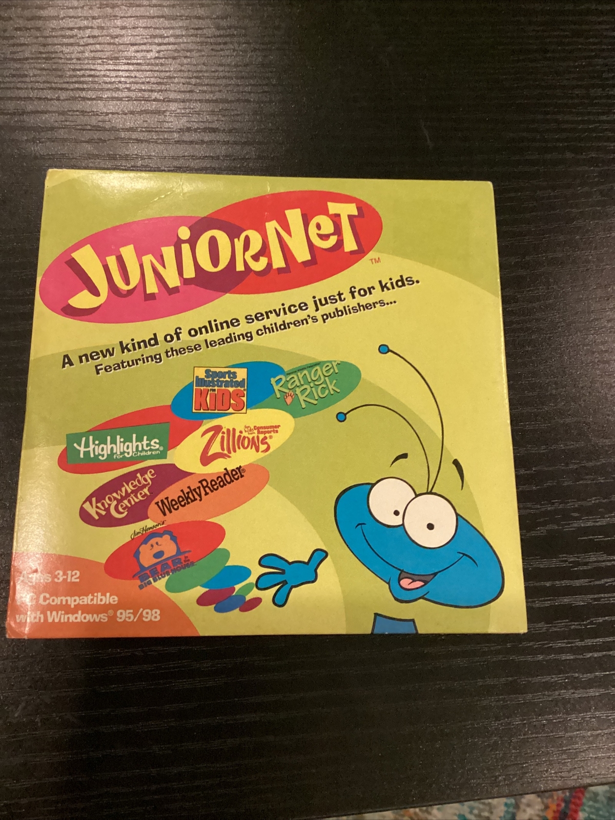 JuniorNet software just for kids 1999. Windows 95/98 cd-rom VERSION 2 | eBay