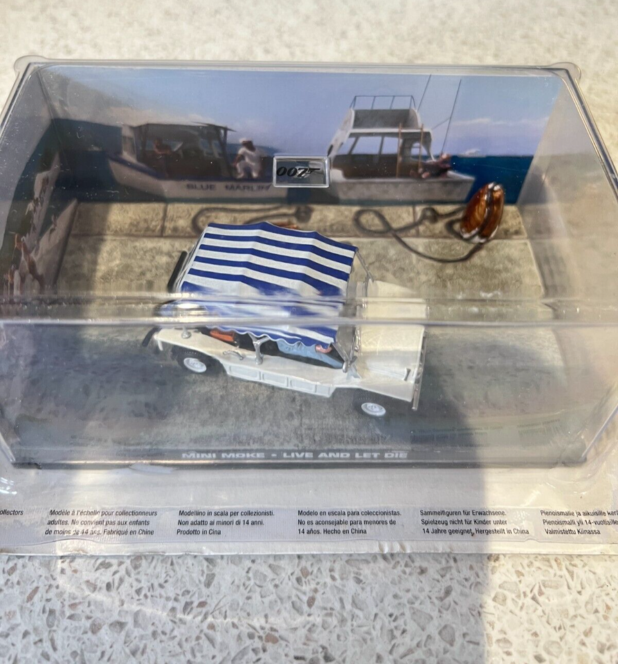 Fabbri James Bond Mini Moke live & Let Die Diecast 1/43 Scale ...
