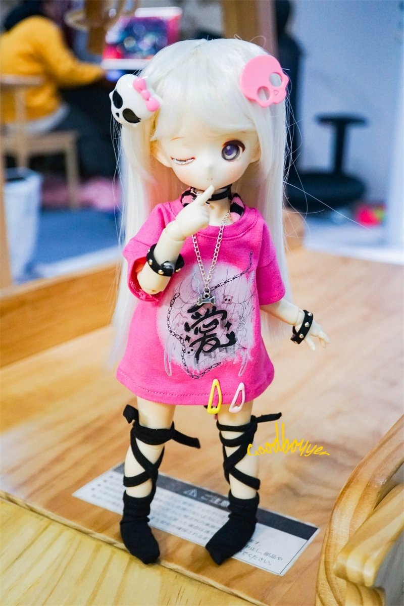 Humble Love Subculture Clothes Outfit Rose Red 6 Pcs Set for 1/6 yosd ...