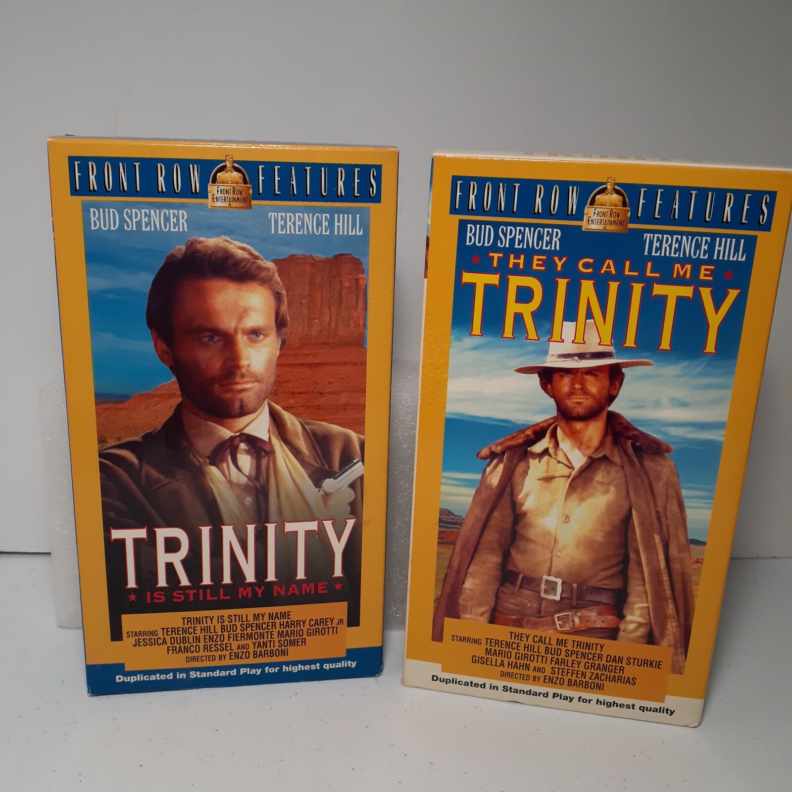 2 Used VHS Tape They Call Me Trinity & Is Still My Name Terence Hill ...
