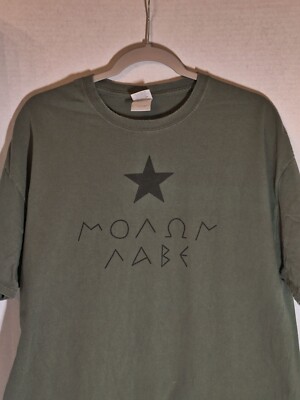 Pro American 2nd Amendment T-Shirt MOLON LABE Size XL OLIVE SEE ALL MY ...