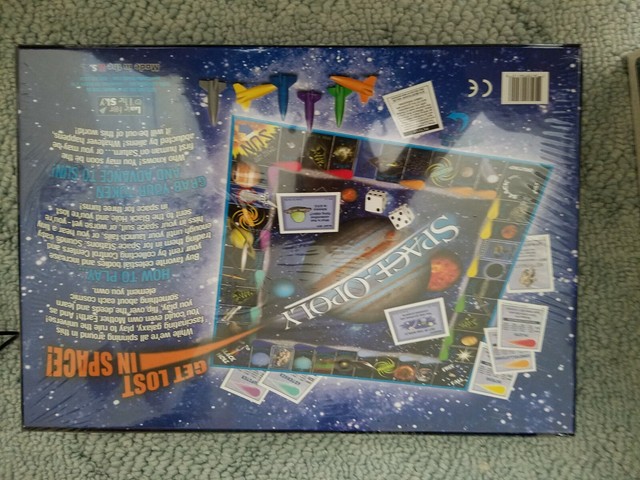 Space-opoly Monopoly Spaceopoly Game Late for The Sky for sale online ...