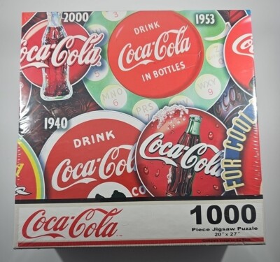 SEALED Magestic Coca-Cola “Red Disc Icon Through The Years” 1000 Piece ...