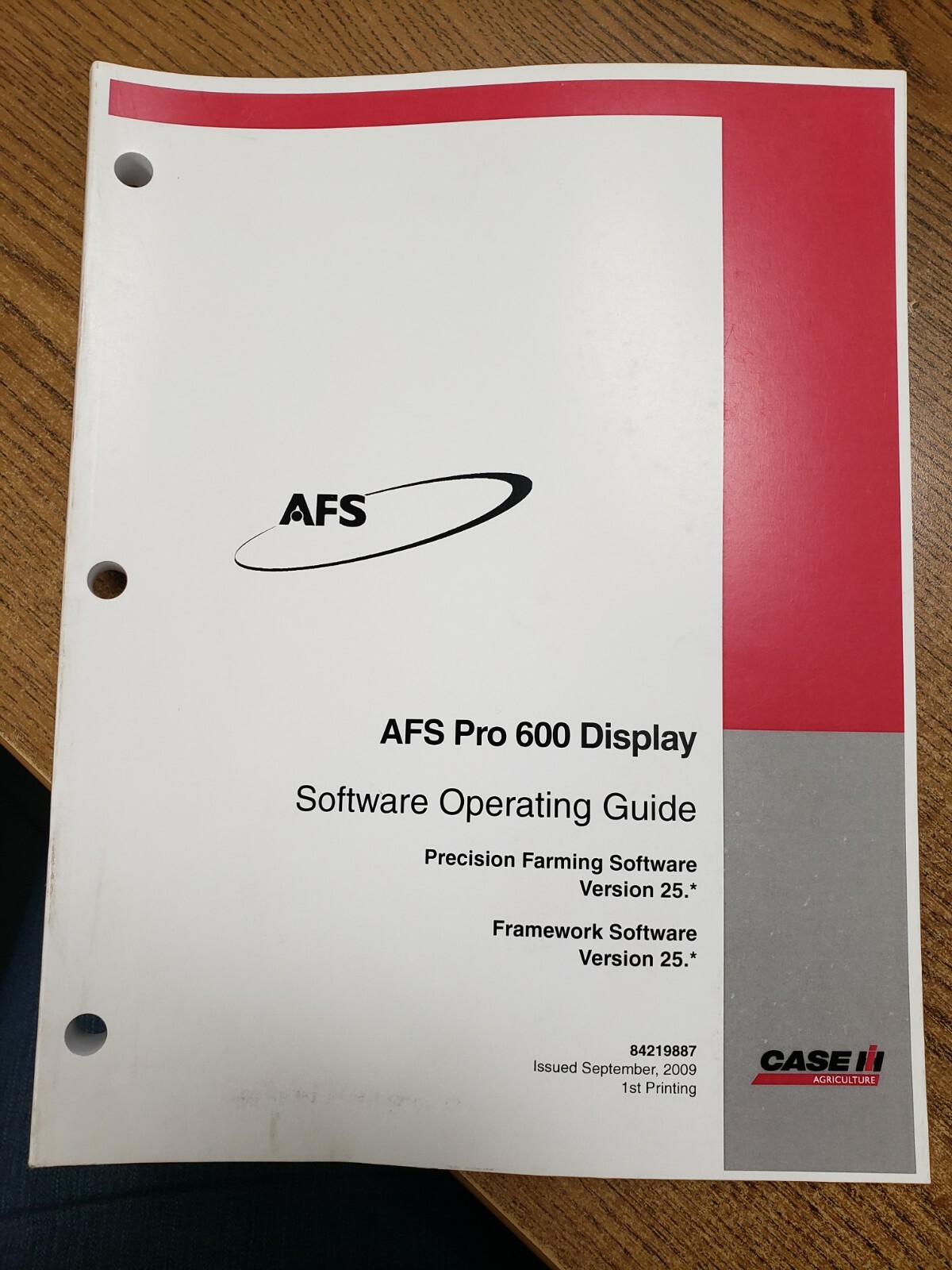 AFS PRO 600 DISPLAY SOFTWARE OPERATING GUIDE VERSION 25 | eBay
