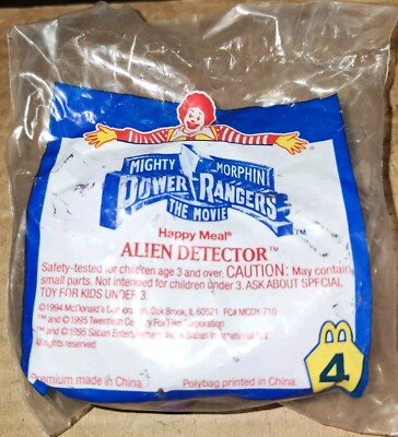 1995 Mighty Morphin Power Rangers McDonald's Happy Meal #4 Alien ...