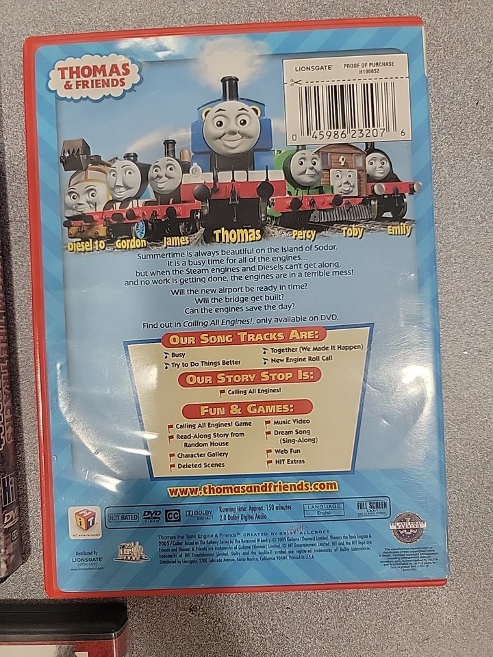 5 Thomas The Train DVD's Lot | eBay