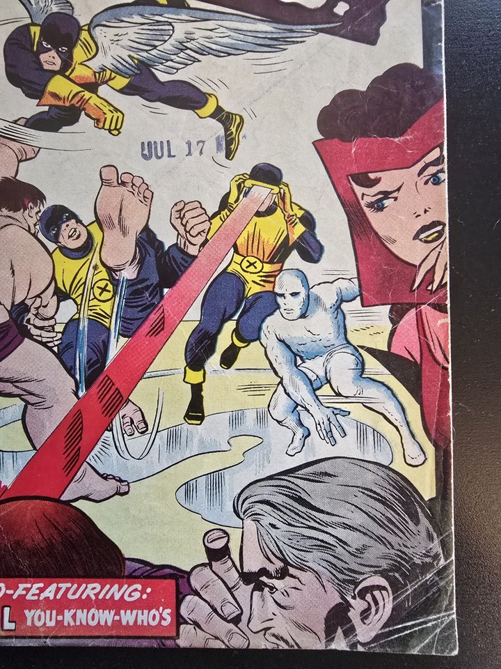 UNCANNY X-MEN #7 (1964) - MARVEL 1ST APPEARANCE CEREBRO, 2nd Appearance ...