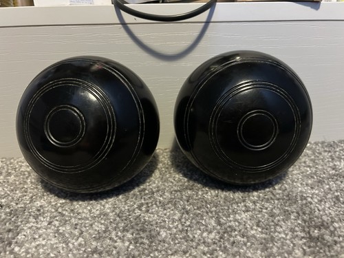 Henselite Crown Conquest Green Bias Bowls 2-Pack, Black | eBay UK