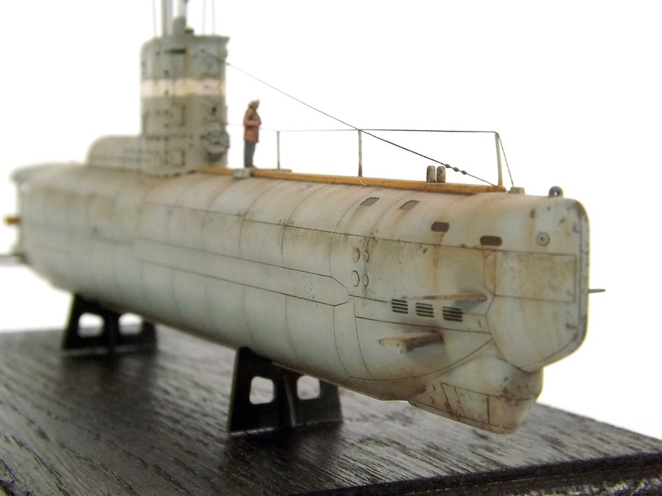 U-Boat Type XXIII U2322 German submarine 1/144 WW2 Built and paintig | eBay