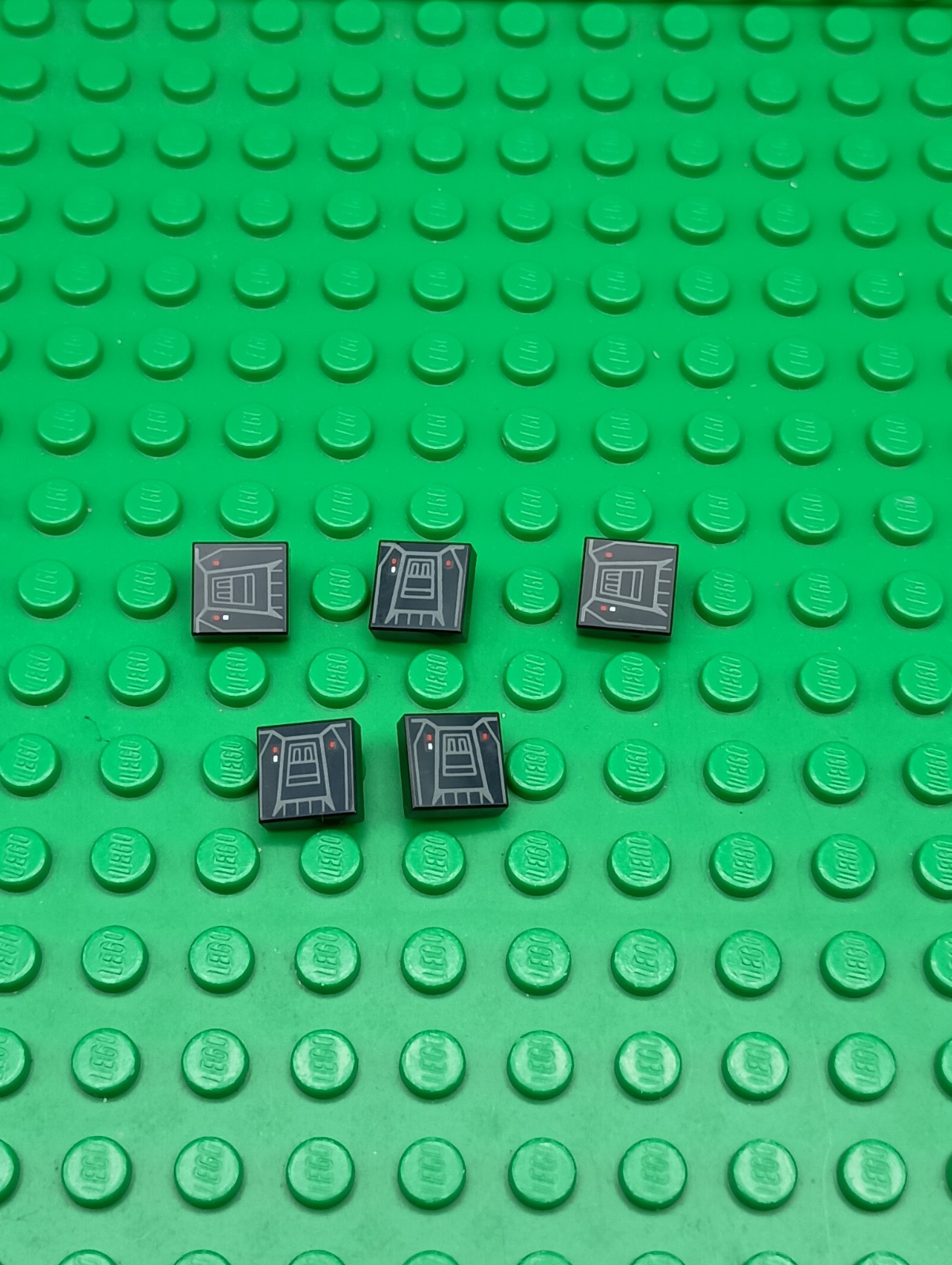 **5 CT LOT** Lego NEW black 1x1 printed tile Moff Gideon jet pack pattern(A-160) | eBay