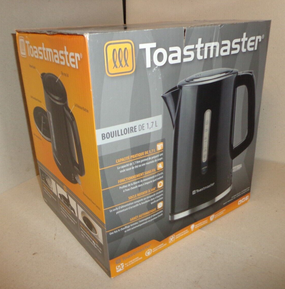 NEW Toastmaster TM796KECB 1.7L Electric Kettle Pot Cordless 360 ...