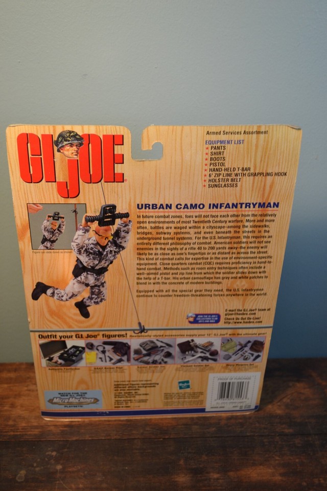 1999 Hasbro GI Joe "Urban Camo Infantryman" 12" Action Figure | eBay