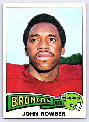 1975 Topps #498 John Rowser Very Good | eBay