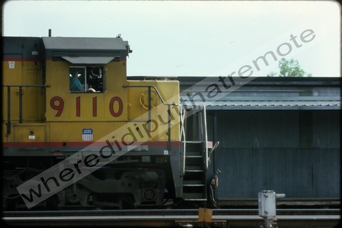 Original Slide Union Pacific UP 9054 GE C40-8 5-93 North Little Rock ...