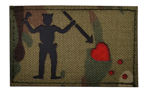 IR BLACKBEARD'S PIRATE FLAG ST3 NAVY SEAL TEAM 3 DEVGRU REVENG HOOK ...