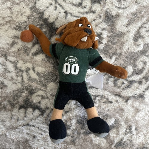 1999 NFL NY Jets Football Plush Stuffed Animal Bulldog NANCO 9” Vtg | eBay