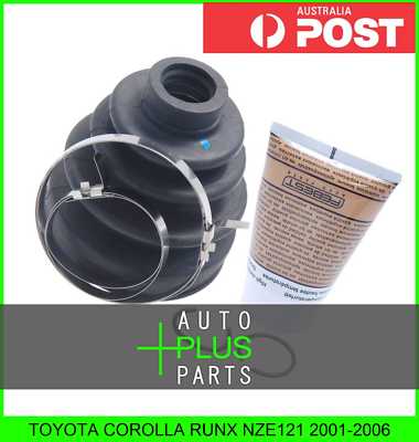 Fits TOYOTA COROLLA RUNX NZE121 Boot Inner Cv Joint (73X94X21) Kit | eBay