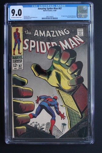 AMAZING SPIDER-MAN #67 vs Quentin Beck MYSTERIO 1968 1st Randy ...