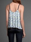 NWT Women's Abercrombie & Fitch Angie Floral Tank Top Easy Fit Navy ...