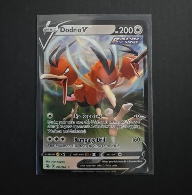 Pokémon TCG Dodrio V Fusion Strike 201/264 Holo Ultra Rare | eBay