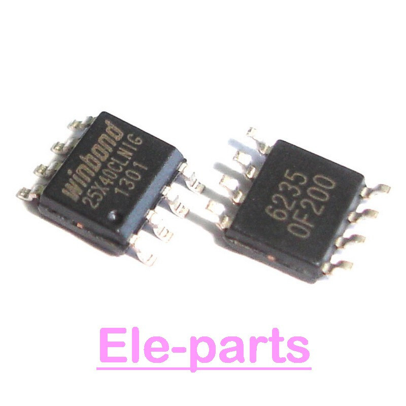 10 PCS W25X40CLNIG SOP-8 25X40CLNIG SMD-8 W25X40 4M-BIT Serial Flash ...