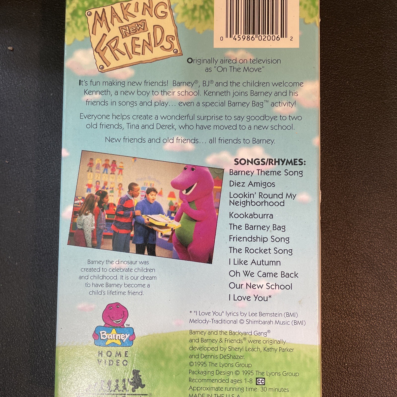 Barney - Barneys Making New Friends (VHS, 1995) 45986020062 | eBay