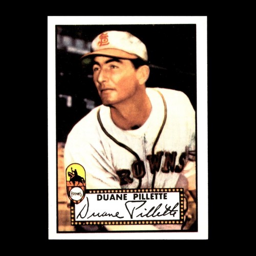 Duane Pillette 1983 Topps 1952 Reprint Series St. Louis Browns #82 NM+ ...