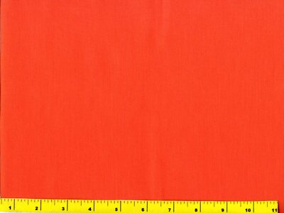 Medium Dark Reddish Orange Solid Quilting Sewing Fabric by Yard #2023a ...