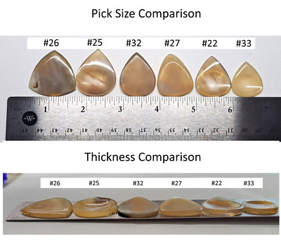 Turtle Shell Picks Guitar Mandolin Banjo - HIGHLY POLISHED | eBay